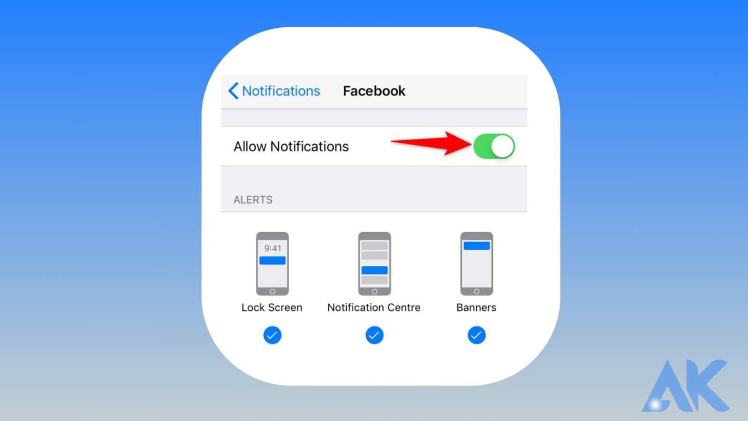 How to reset Facebook notification settings