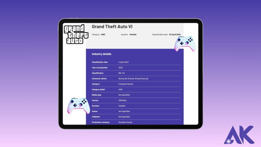 What is the GTA 6 release date?