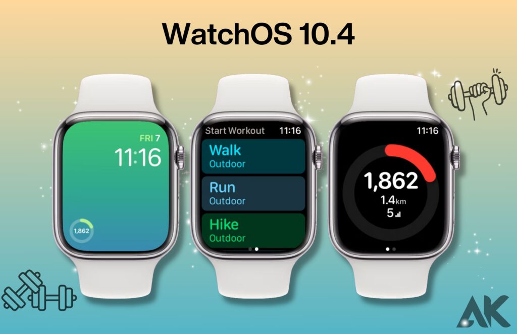 watchOS 10.4 workout app