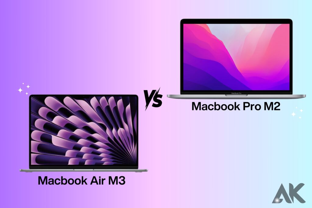 Macbook Air M3 13 inch vs Macbook Pro M2