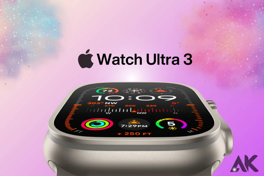 Apple Watch Ultra 3 specifications Complete Details Inside