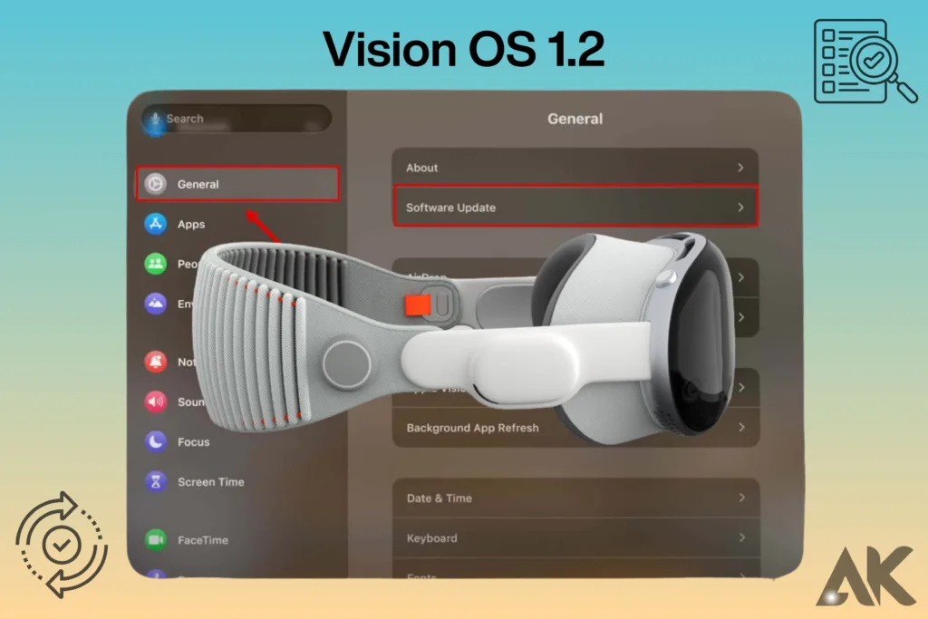 Vision OS 1.2 update Overview