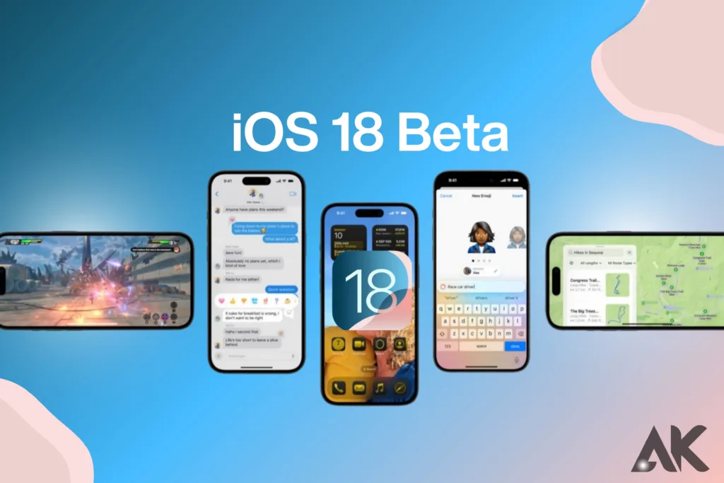 iOS 18 beta features