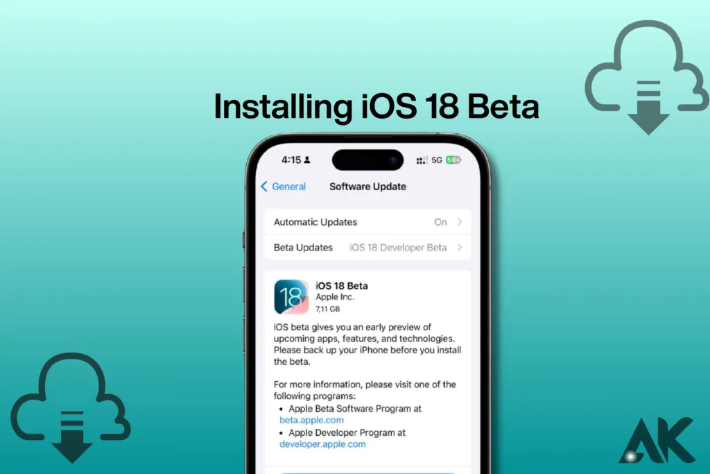 how to install iOS 18 beta