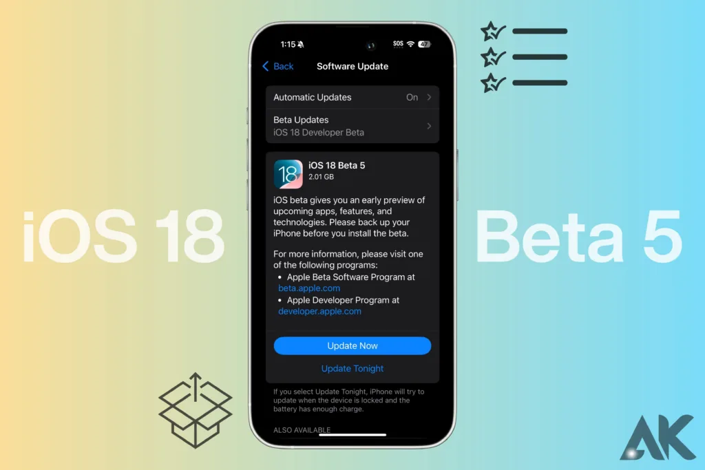 iOS 18 Beta 5 Release Date Announced: Get Ready for New Features - Anass Khan