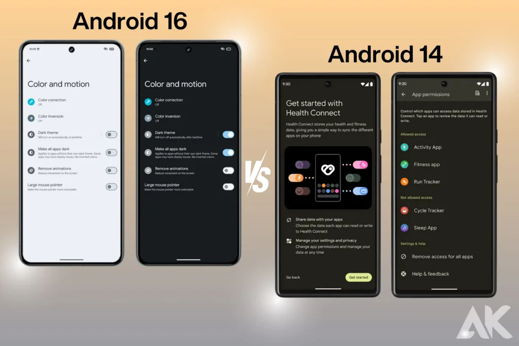 Android 16 vs Android 14: A Best Comprehensive Comparison