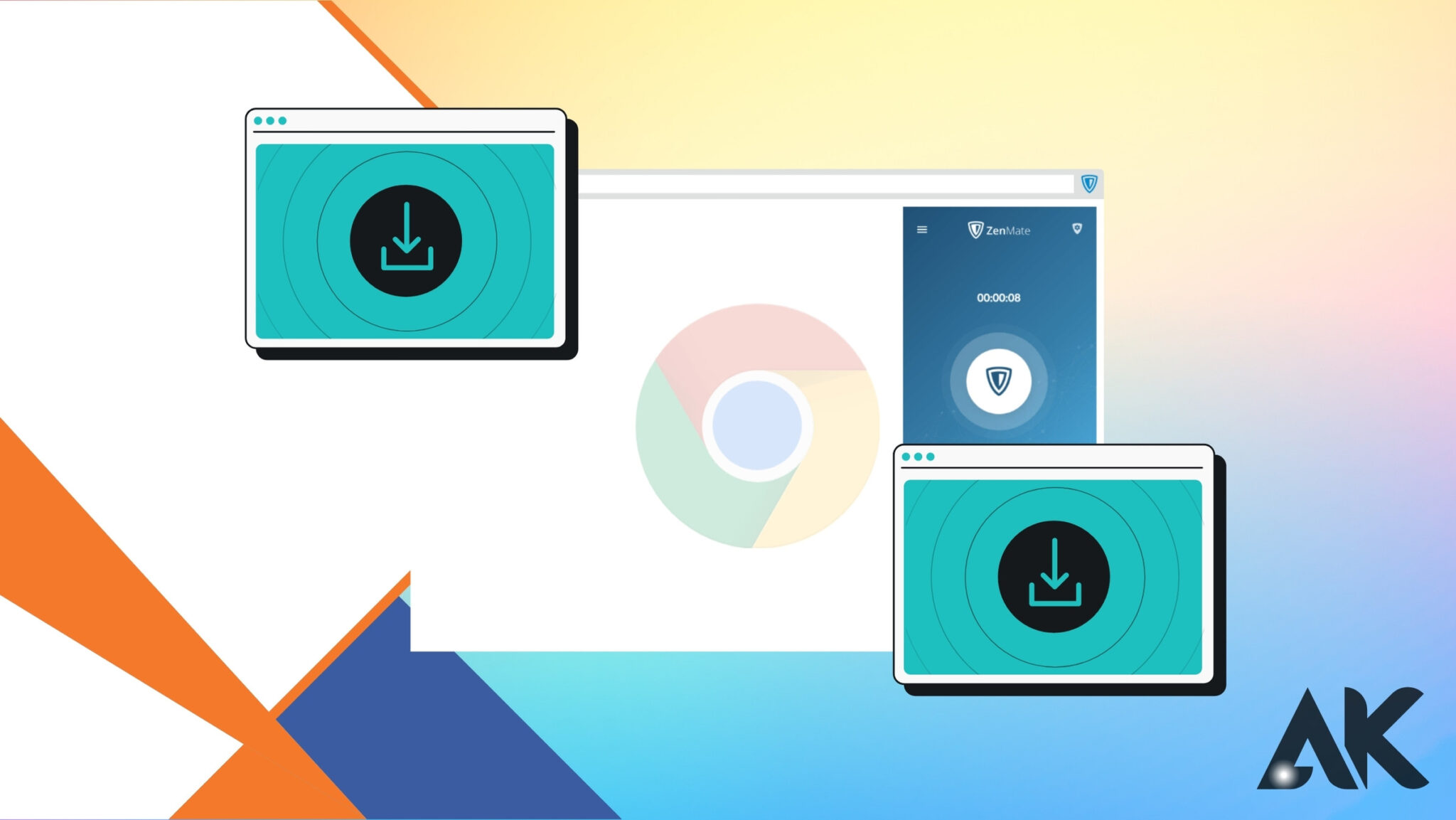 Encrypted VPN for Chrome browsing